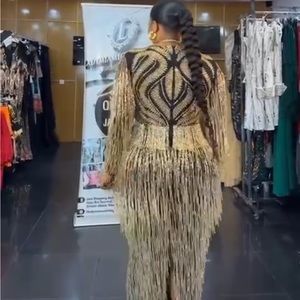 Utopia Africa Designs | Dresses | Fully Fringed Dress Wedding Guest ...
